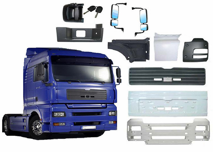 FRP Truck parts Front bumper Rear Bumper Bathroom Reflector Dashboard ...