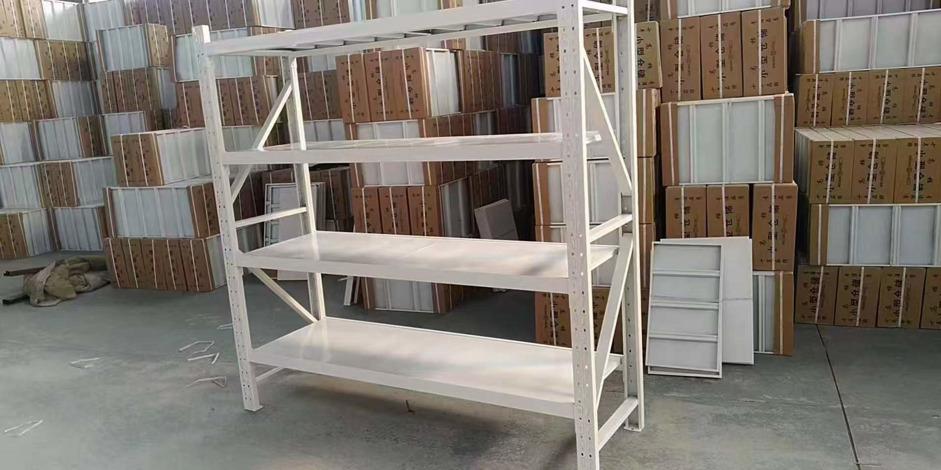 Factory Metal Boltless Stacking Rack Industrial Warehouse Storage Racks ...